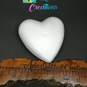 Set of 6 Styrofoam Hearts, 11 Cm Polystyrene Hearts in Sets of Six ...