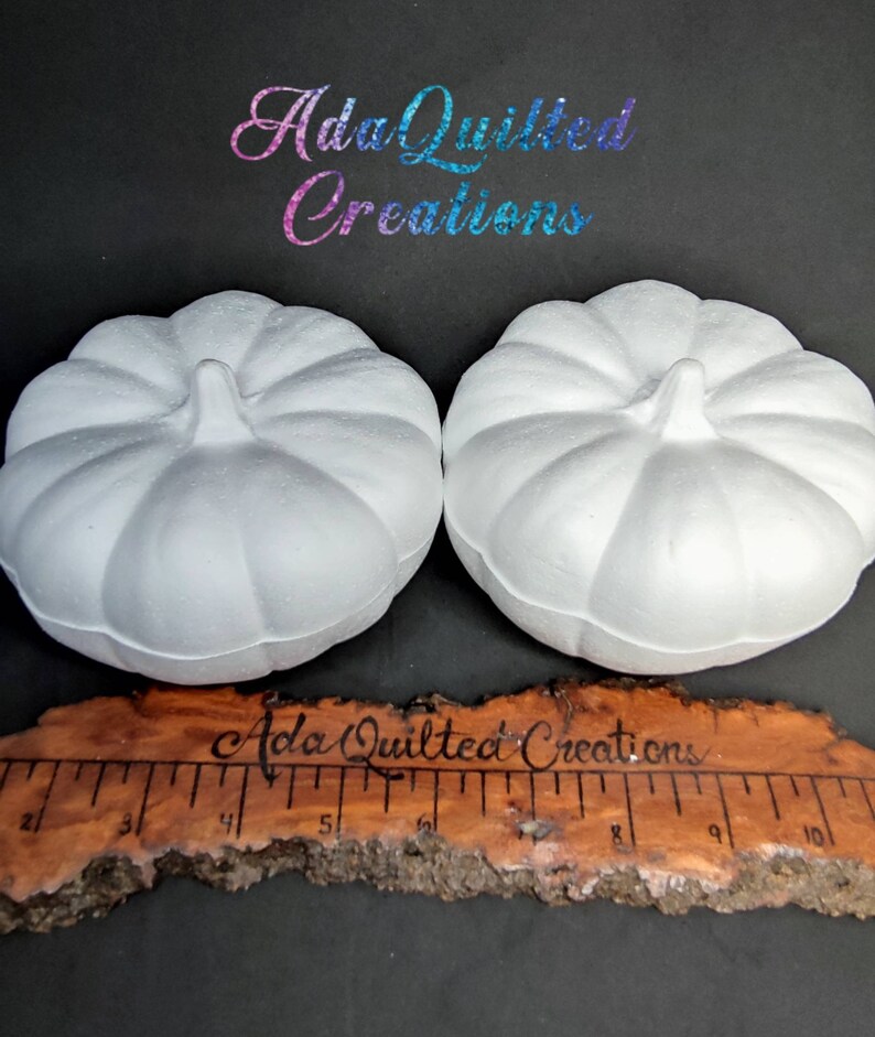 Large Polystyrene Pumpkin in Sets of Two Styrofoam Pumpkin - Etsy