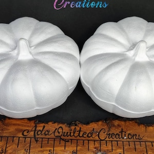 Large Polystyrene Pumpkin in Sets of Two, Styrofoam Pumpkin Diameter 12 ...