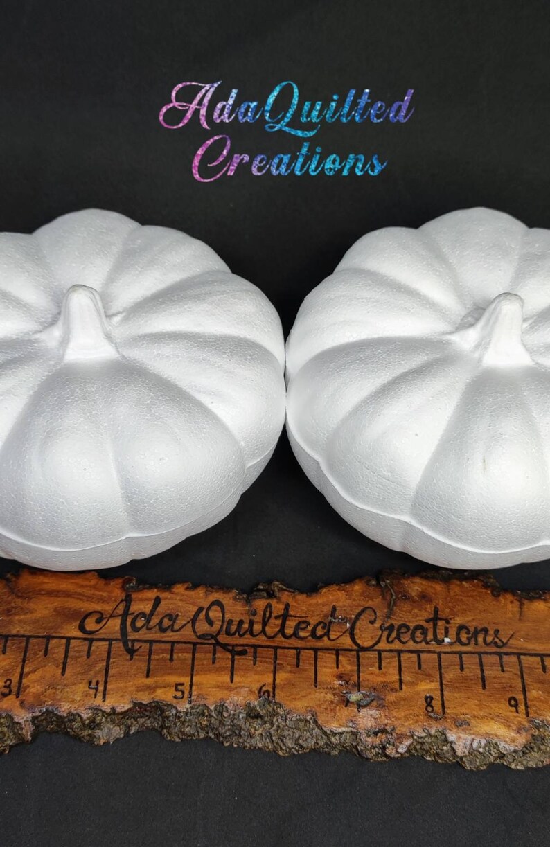 Large Polystyrene Pumpkin in Sets of Two Styrofoam Pumpkin - Etsy