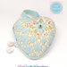 TUTORIAL, Blooming Heart Flower Pattern Pdf File, No Sew Quilted Heart ...