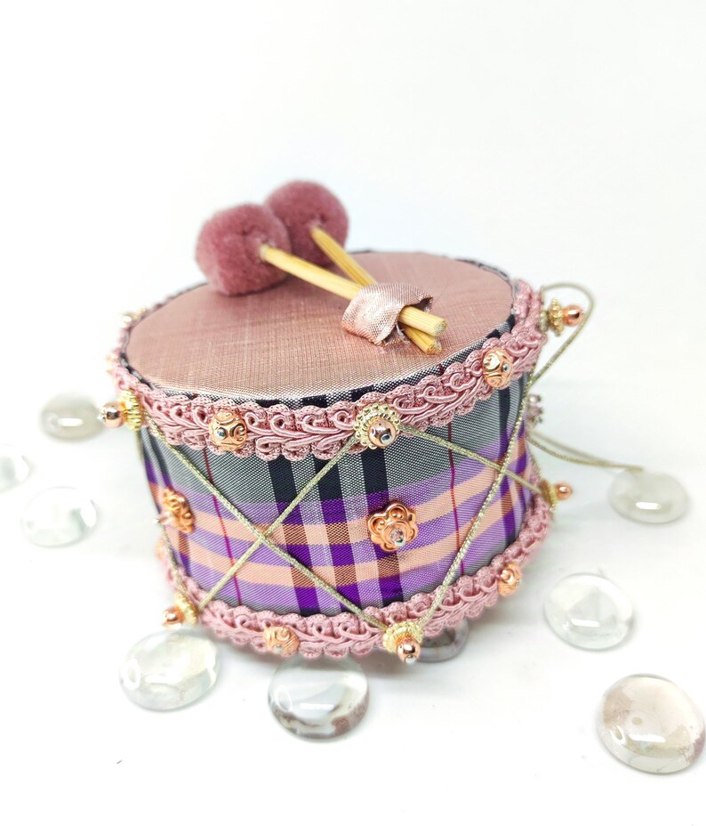 Little Drum Ornament Tutorial, No Sew Quilted Pattern (PDF File) - Etsy