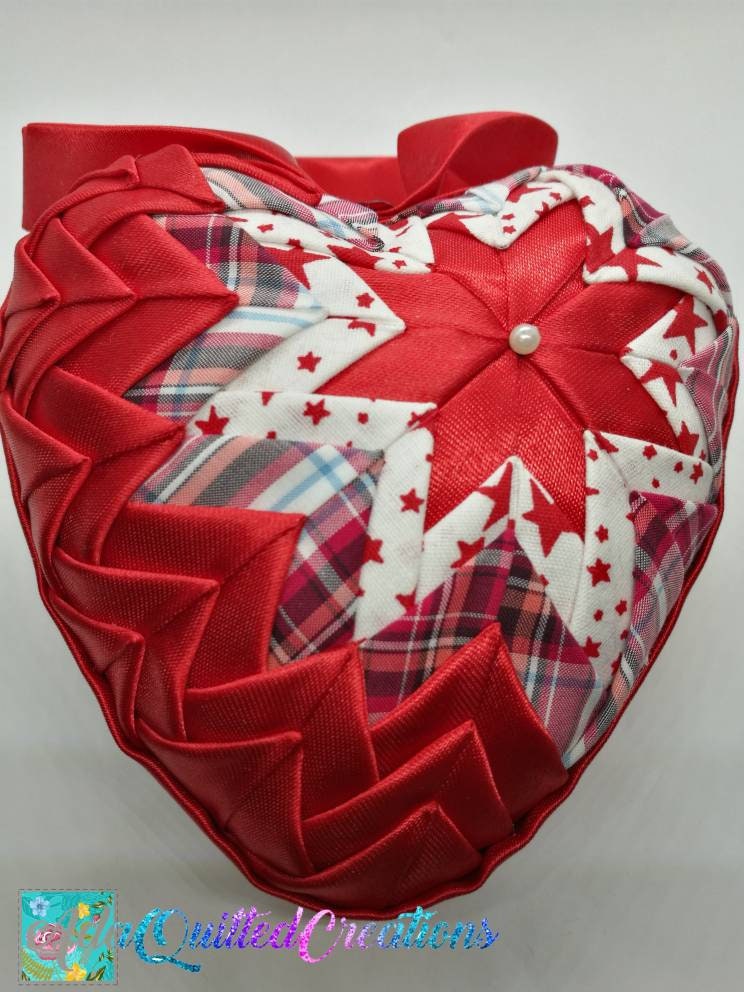 KIT Quilted ornament kit tutorial diy kit no sew quilted | Etsy