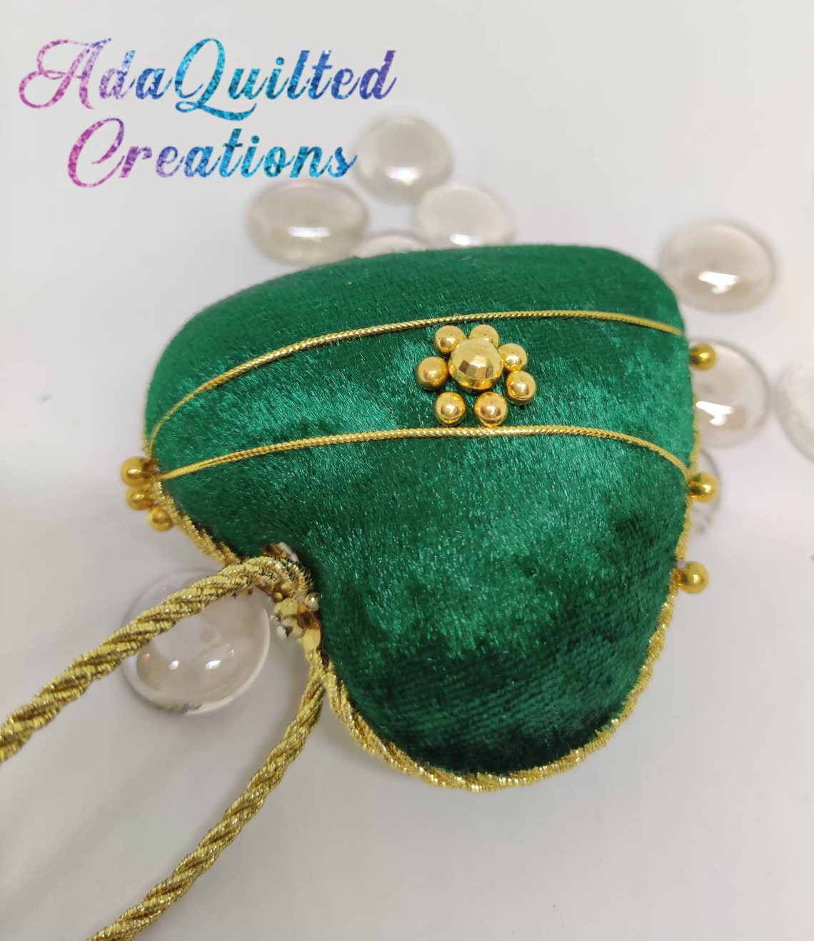 Velvet hearts sold as a set or individually Valentine's | Etsy