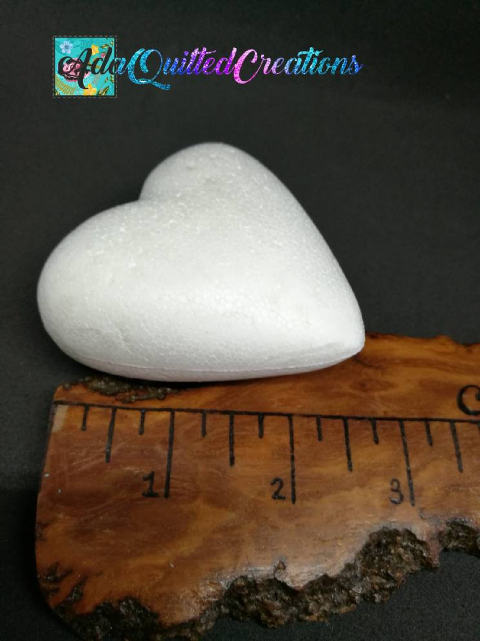 Mini Styrofoam Hearts in Sets of 6 or Sets of 12 7 Cm - Etsy