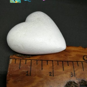 Mini Styrofoam Hearts in Sets of 6 or Sets of 12, 7 Cm Polystyrene ...