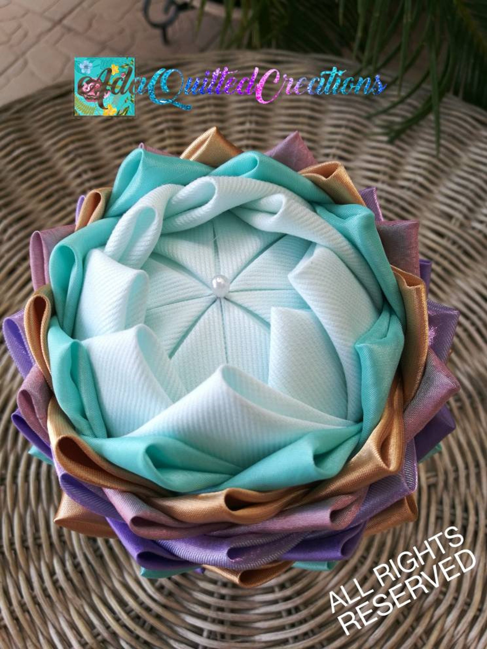 Fabric Pot Flower Kitchen Tabletop Decor Holiday Pot Flower - Etsy