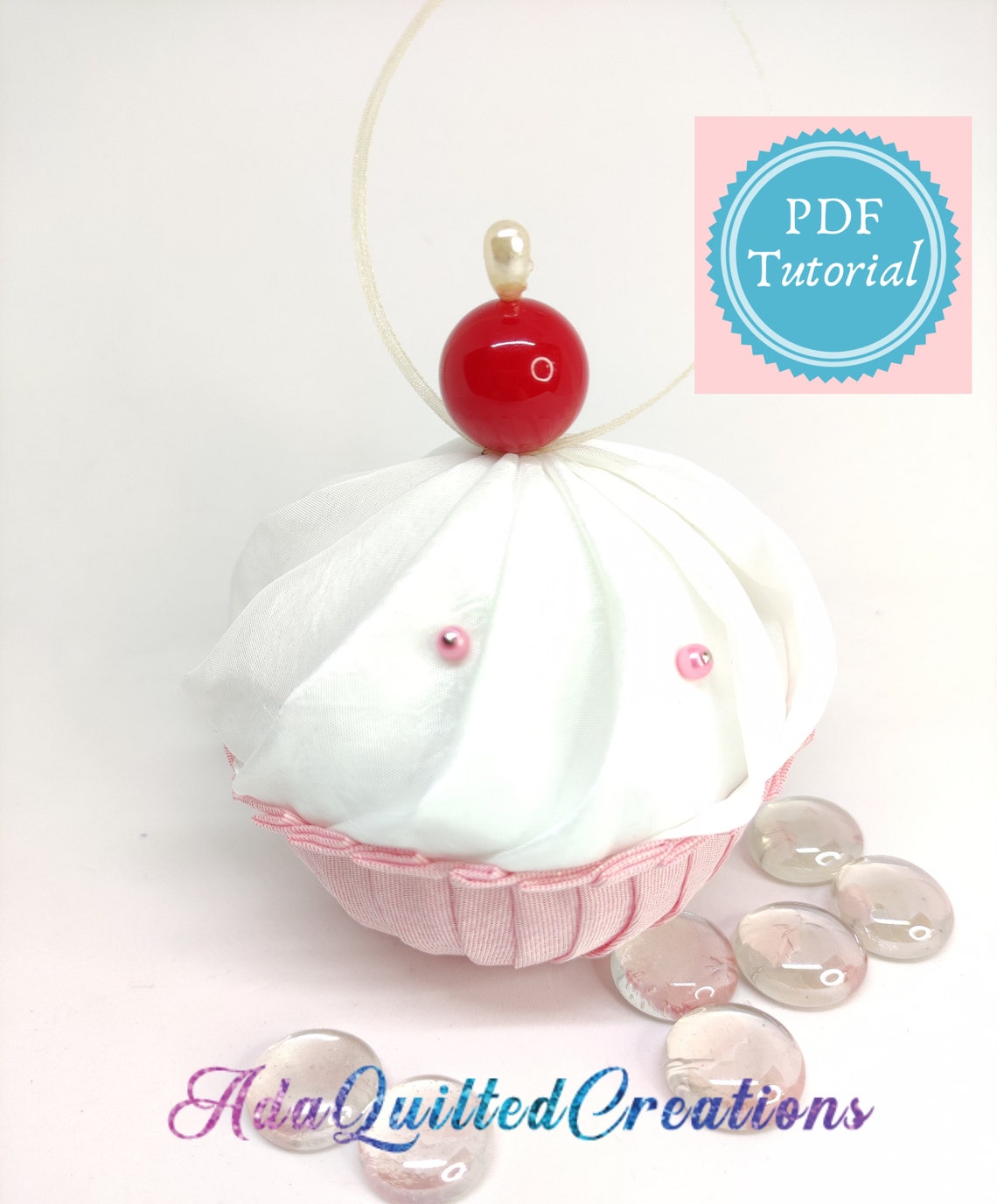 TUTORIAL Cupcake Pattern Pdf File No Sew Quilted Cupcake - Etsy