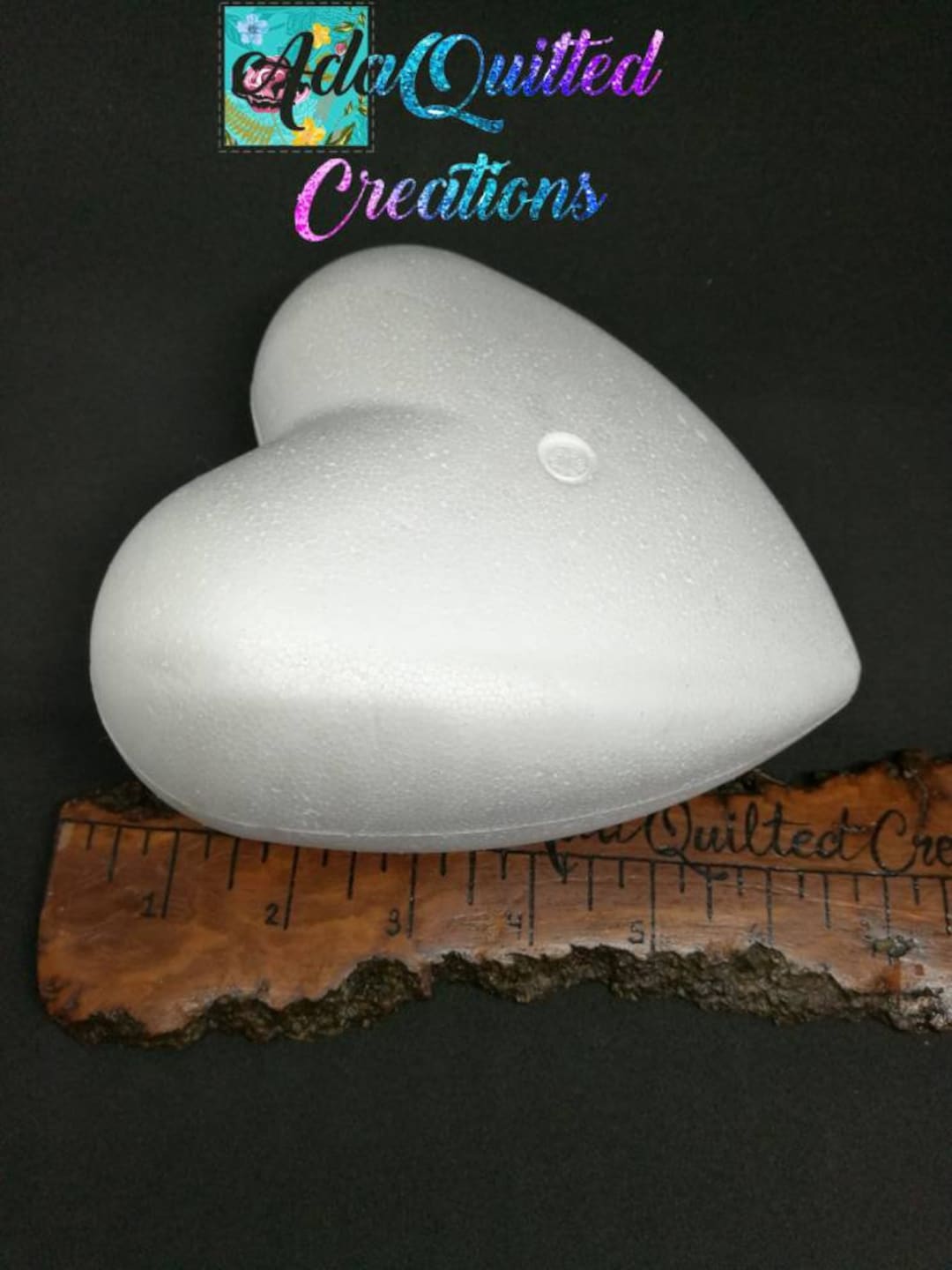 Large Styrofoam Hearts, Set of Two Polystyrene Hearts, Height 15 Cm (5. ...