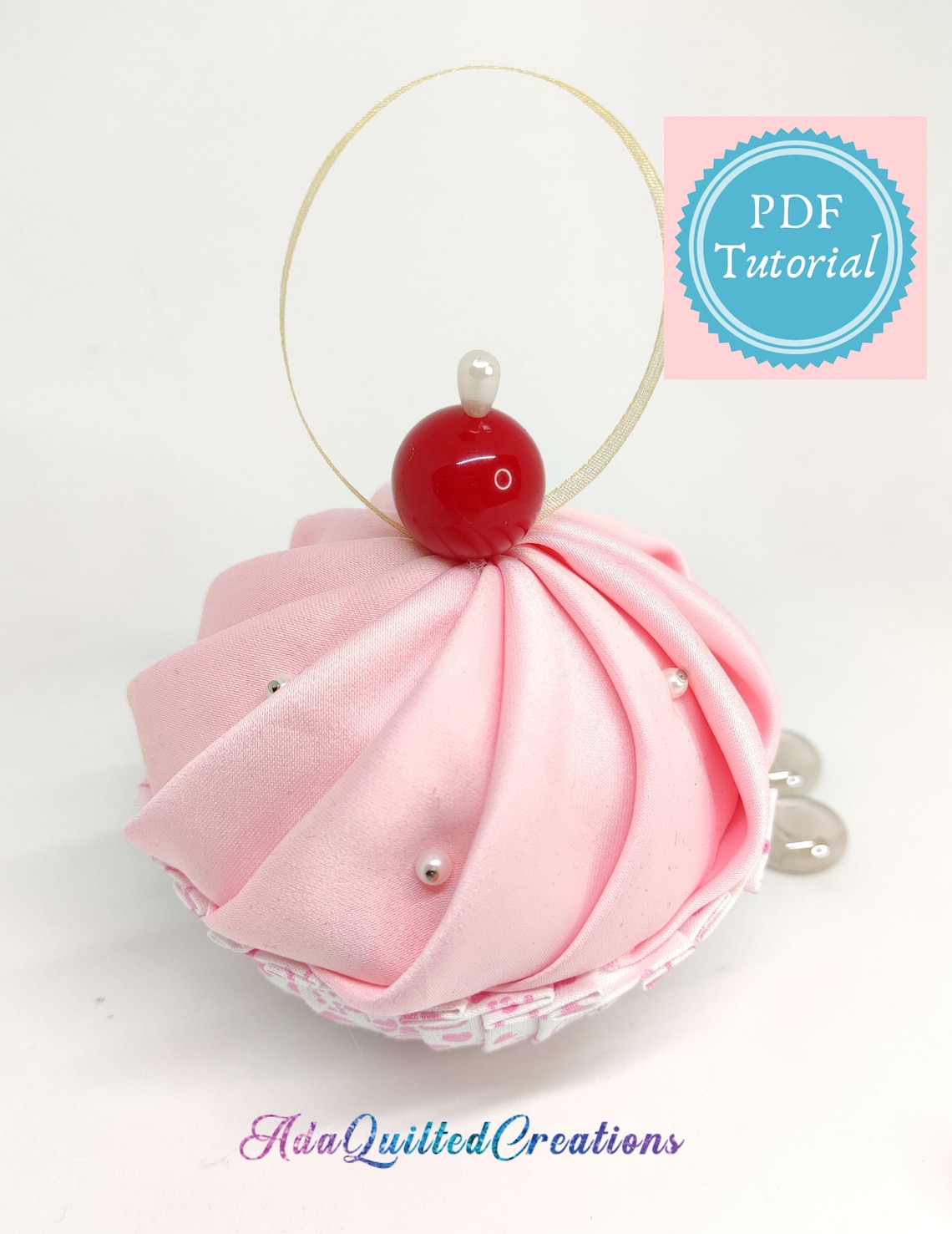 TUTORIAL Cupcake Pattern Pdf File No Sew Quilted Cupcake - Etsy