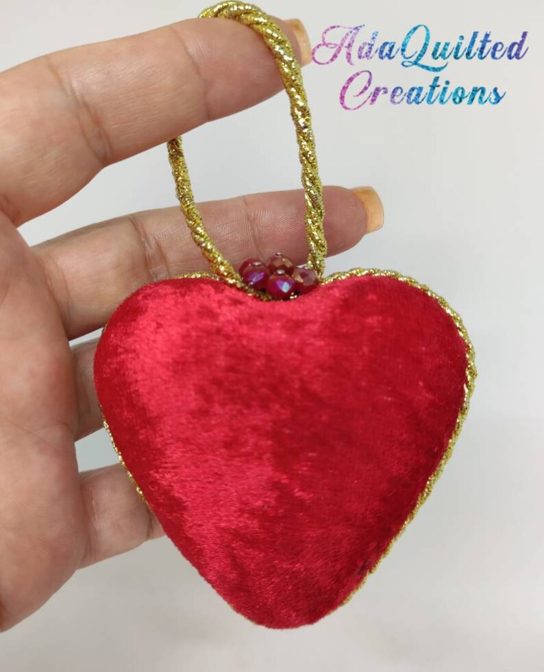 Velvet Hearts Sold as a Set or Individually Valentine's | Etsy