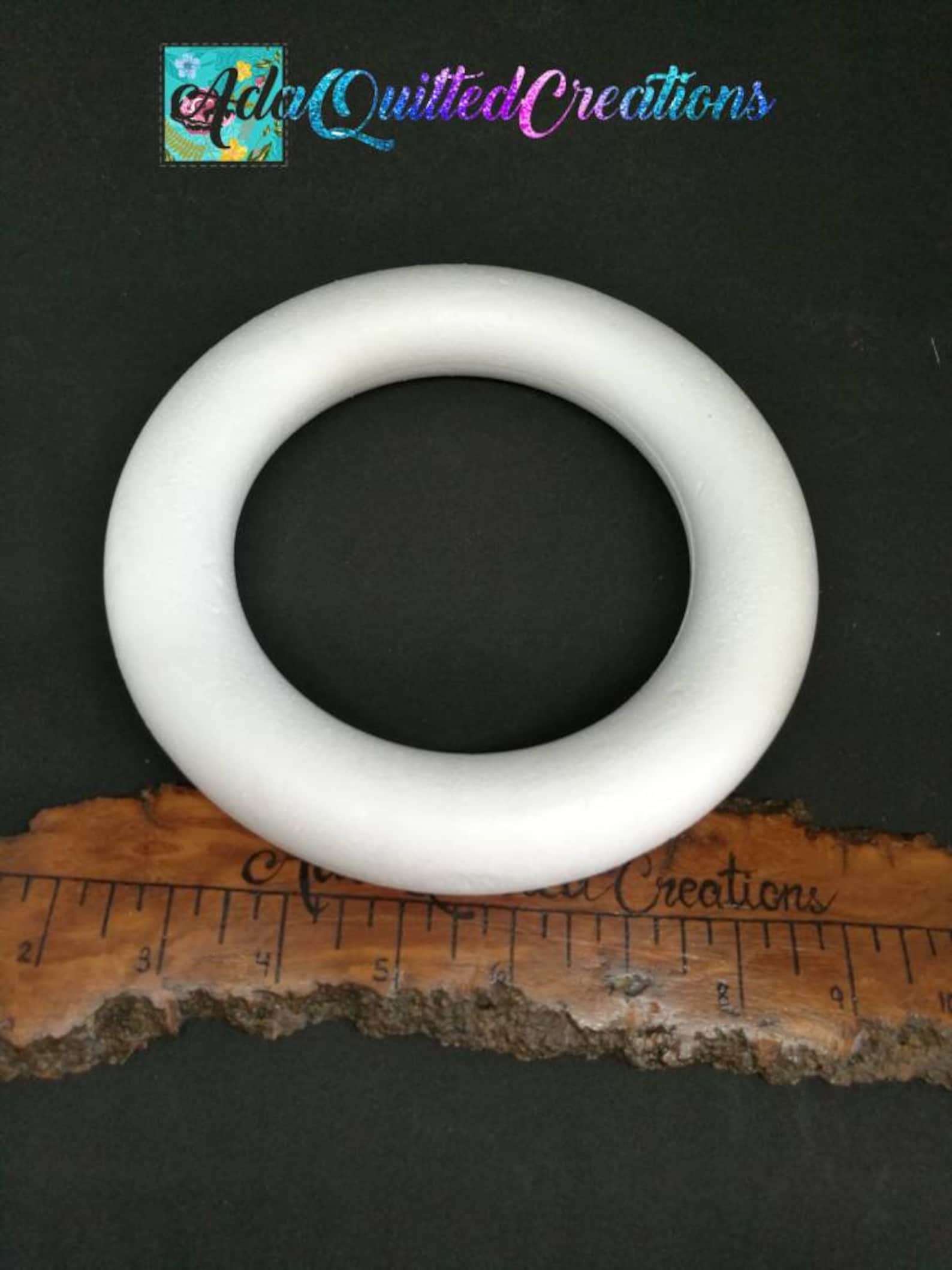 Polystyrene Wreaths Styrofoam Wreaths Different Sized | Etsy