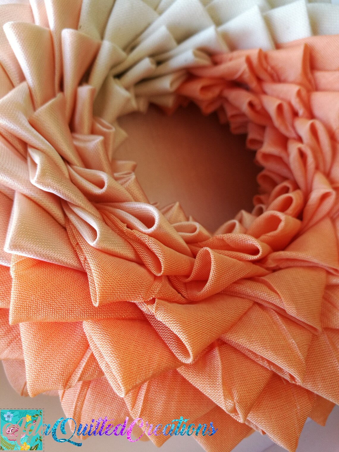 TUTORIAL, Swirl Wreath Pattern Pdf File, No Sew Quilted Wreath Tutorial ...