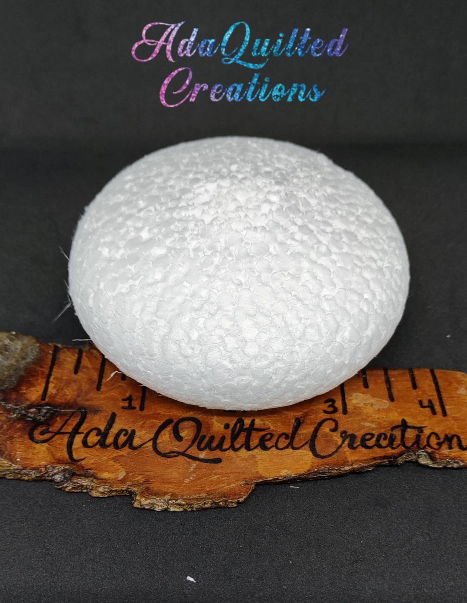 Styrofoam Oval Discs (8-9cm) – Craft Foam for Quilted Ornaments, Set of ...