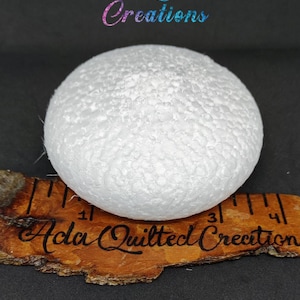 Oval Foam Disc 8 - 9 Cm (3" - 3.54") by 4.5cm (1.75"), Styrofoam Super ...