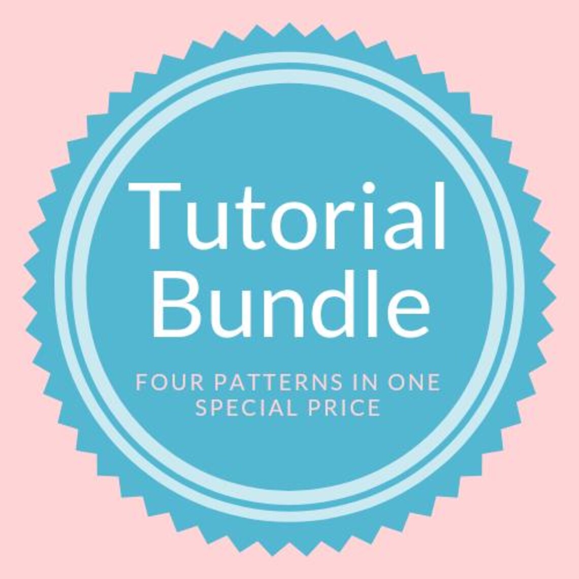 BEGINNER TUTORIAL BUNDLE, Get 4 Patterns for One Special Price, No Sew ...
