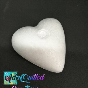 Mini Styrofoam Hearts in Sets of 6 or Sets of 12, 7 Cm Polystyrene ...