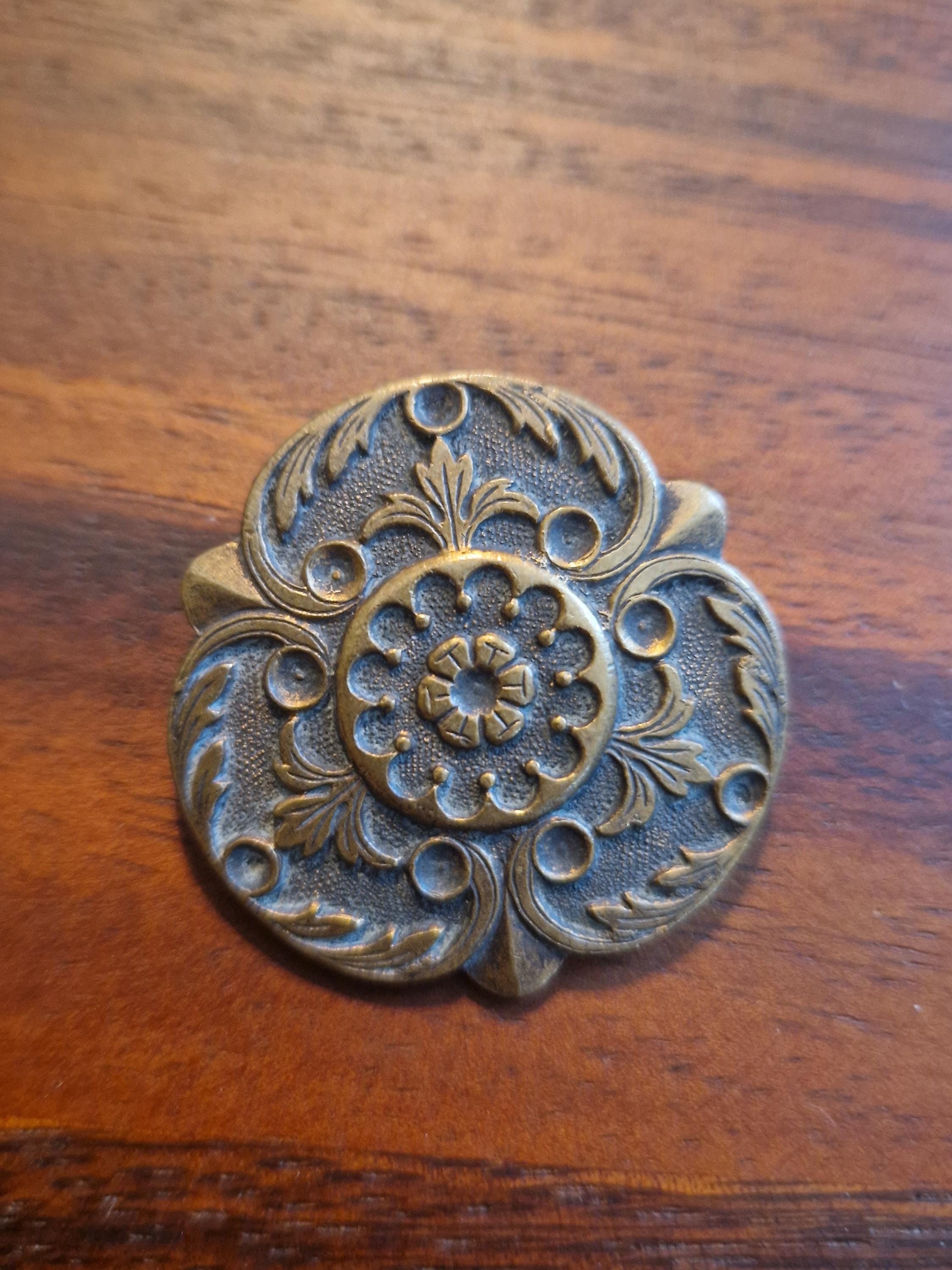 Large Antique Metal Button, 30 Mm, Signed EM Paris - Etsy Australia