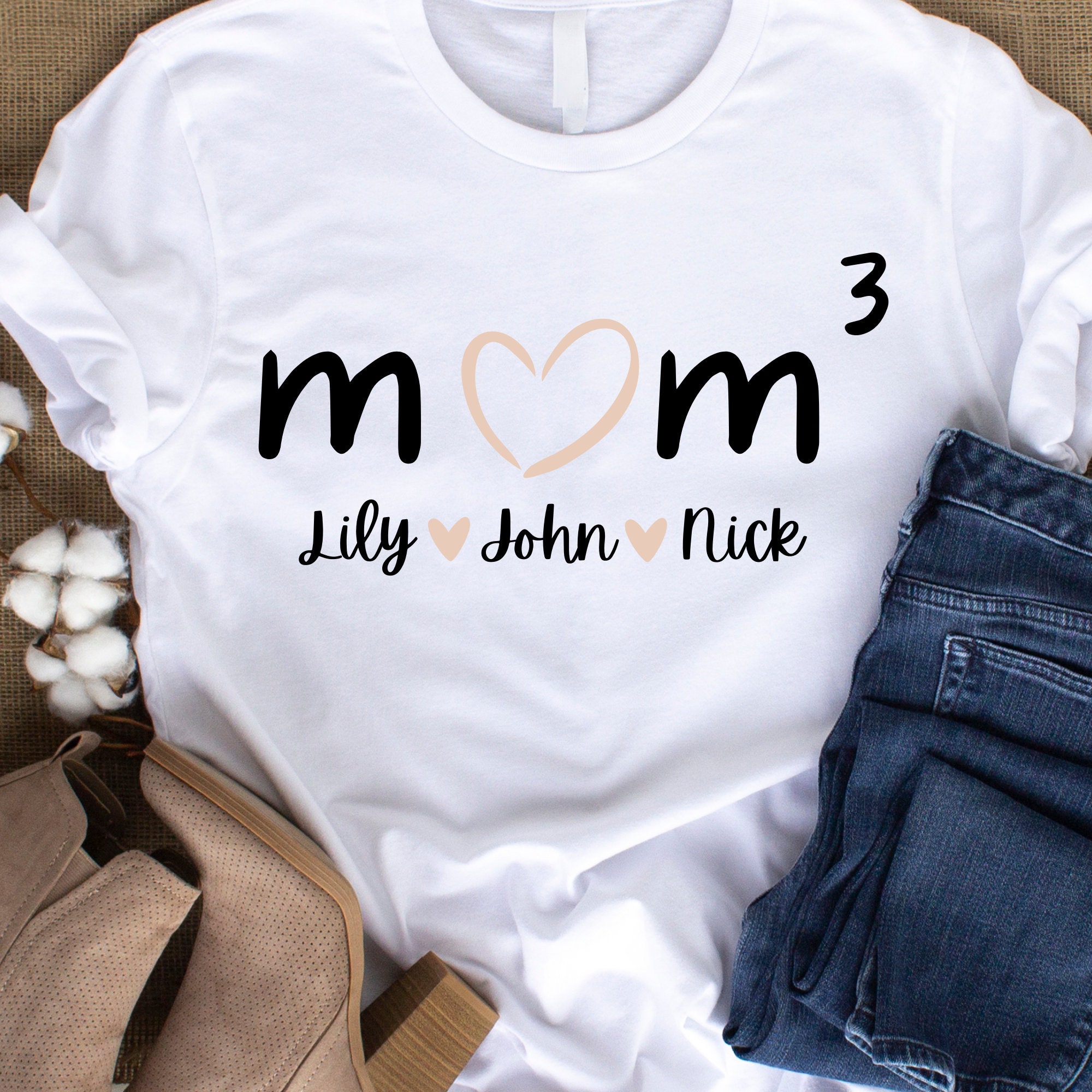 Mama Cubed, Squared Etc, SVG, PNG File, Mother's Day Customizable Gift ...