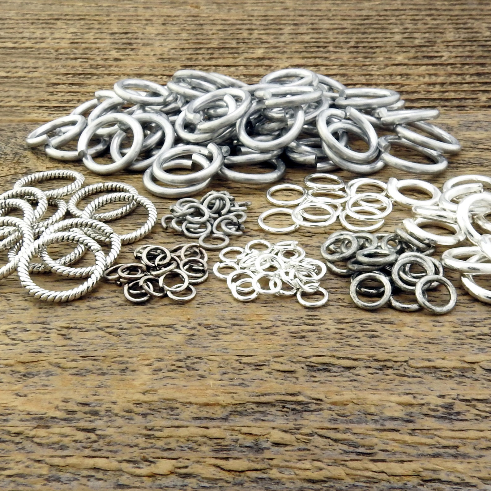 200 Pcs Designer Assortment Jump Ring Findings Create Your - Etsy