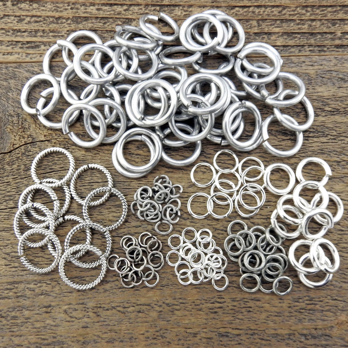 200 Pcs Designer Assortment Jump Ring Findings Create Your - Etsy