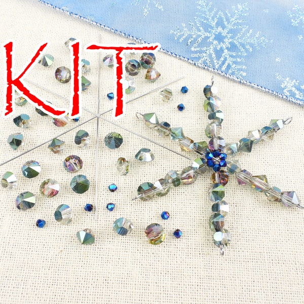 Snowflake Bead Kit - Etsy