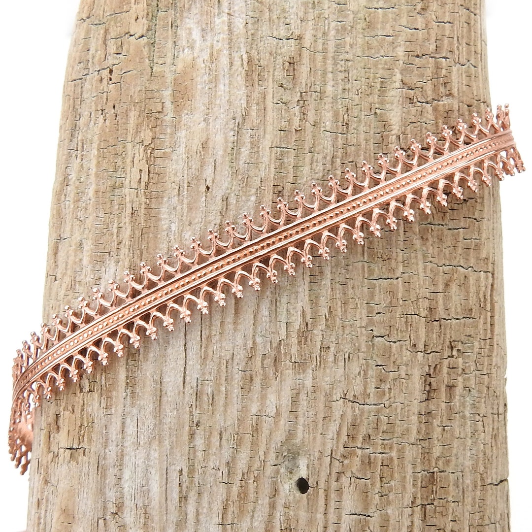 Decorative Raw Copper Bezel Wire for Jewelry Design 6 Inches - Etsy