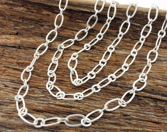Long Silver Chain - Etsy
