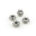 4 Pcs Floral Antique Silver Smart Beads Silver Plated Base - Etsy