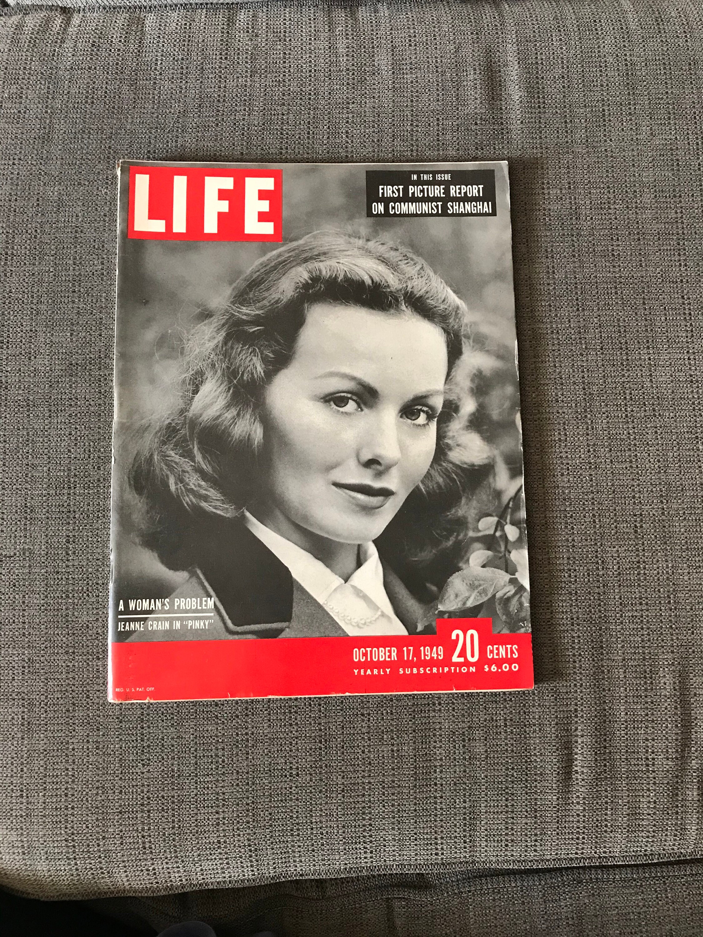 Vintage Life Magazine dated October 17th 1949 with Jeanne | Etsy