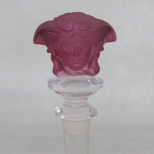 Versace Medusa Amethyst Purple Crystal Wine Bottle Stopper Rosenthal ...
