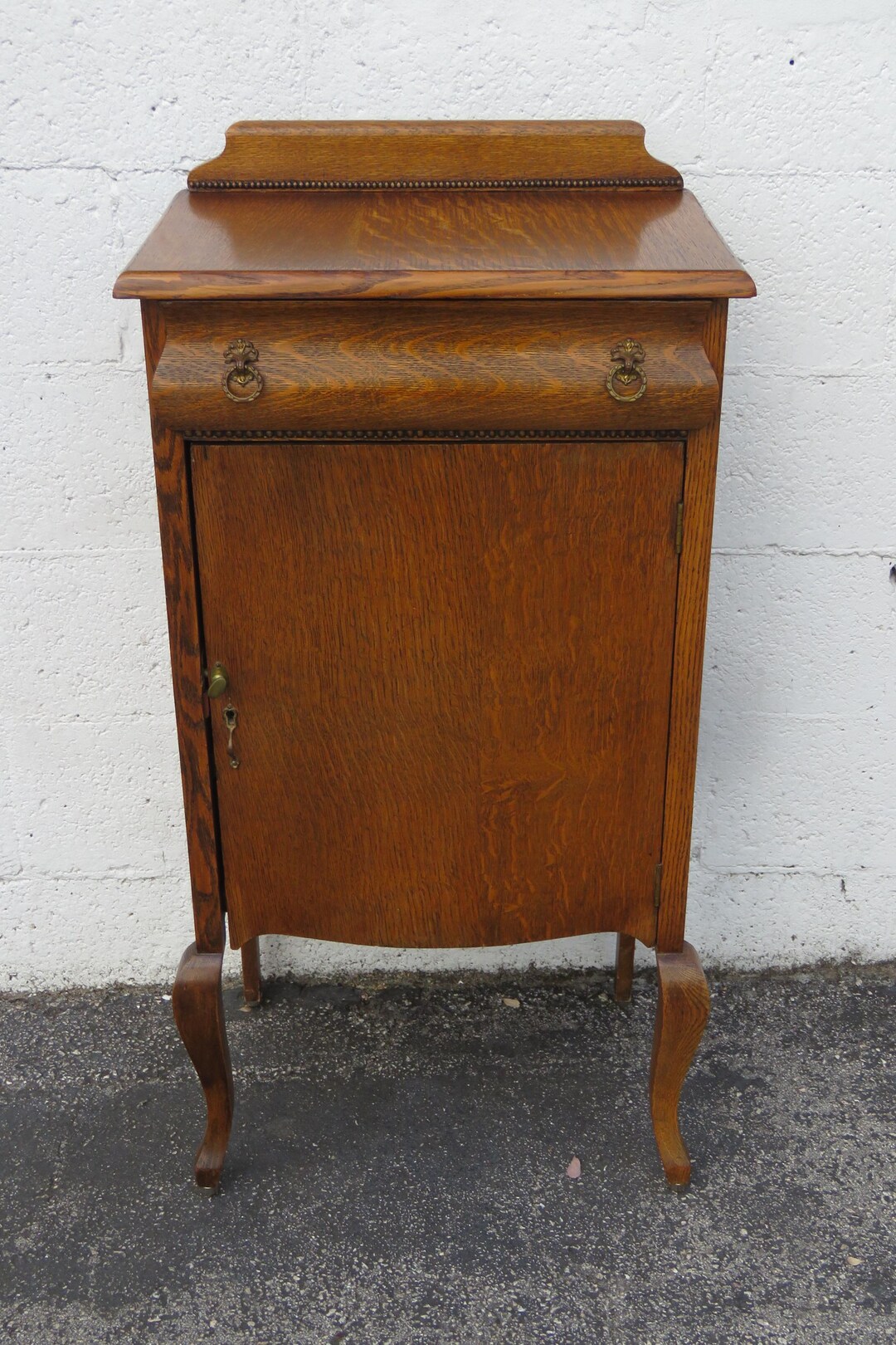Early 1900s Victorian Storage Music Record Cabinet 5947 SHIPPING NOT ...