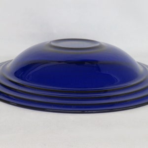 Bormioli Rocco Italy Forum Saphir Cobalt Blue Serving Bowl Centerpiece ...