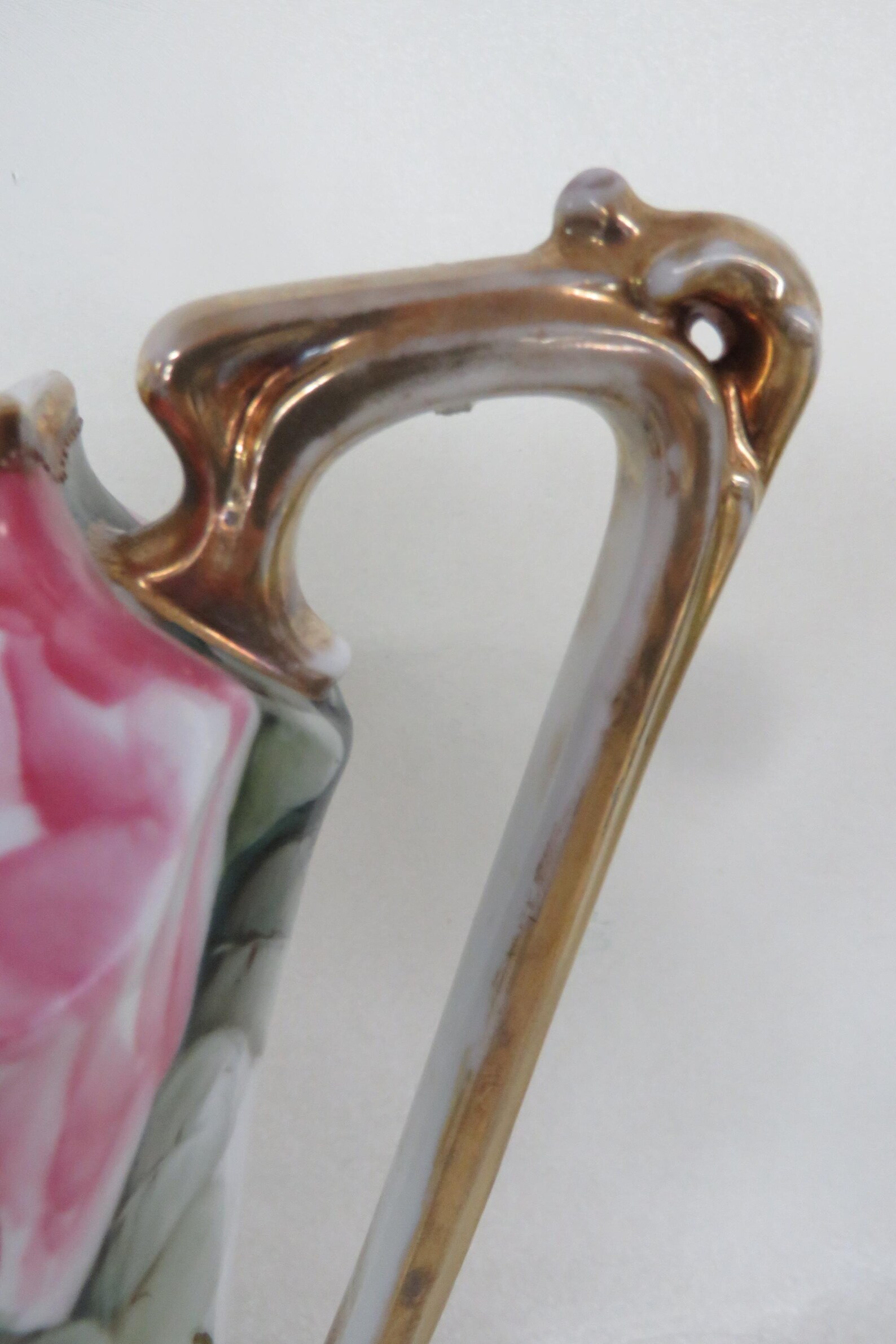 Noritake Nippon Chocolate Pot With Hand Painted Rose Pattern Early ...