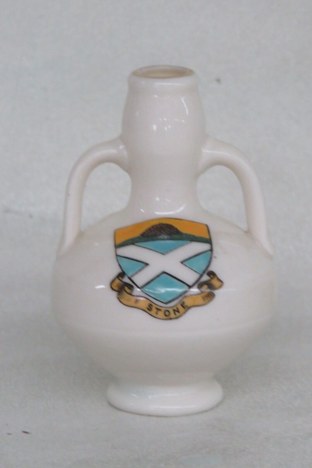 WH Goss England Porcelain Scotland Crest Miniature Model of Ancient ...