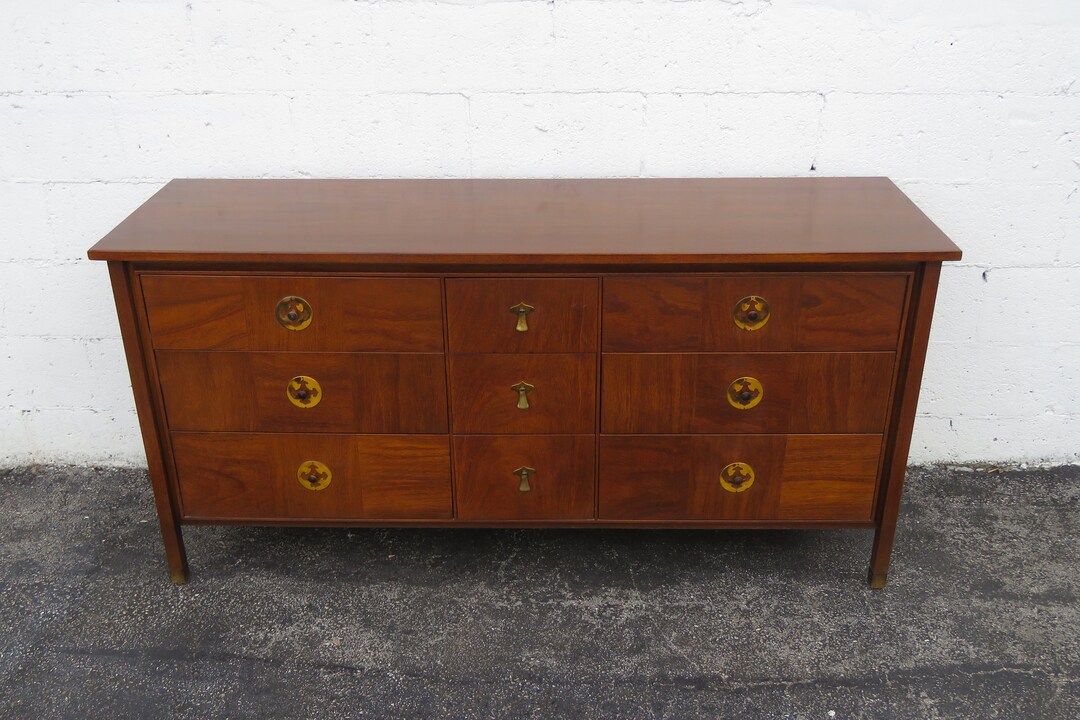 Drexel Mid Century Modern Dresser Sideboard Tv Media Console 3901 ...