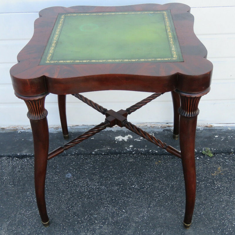 Leather Top Table - Etsy