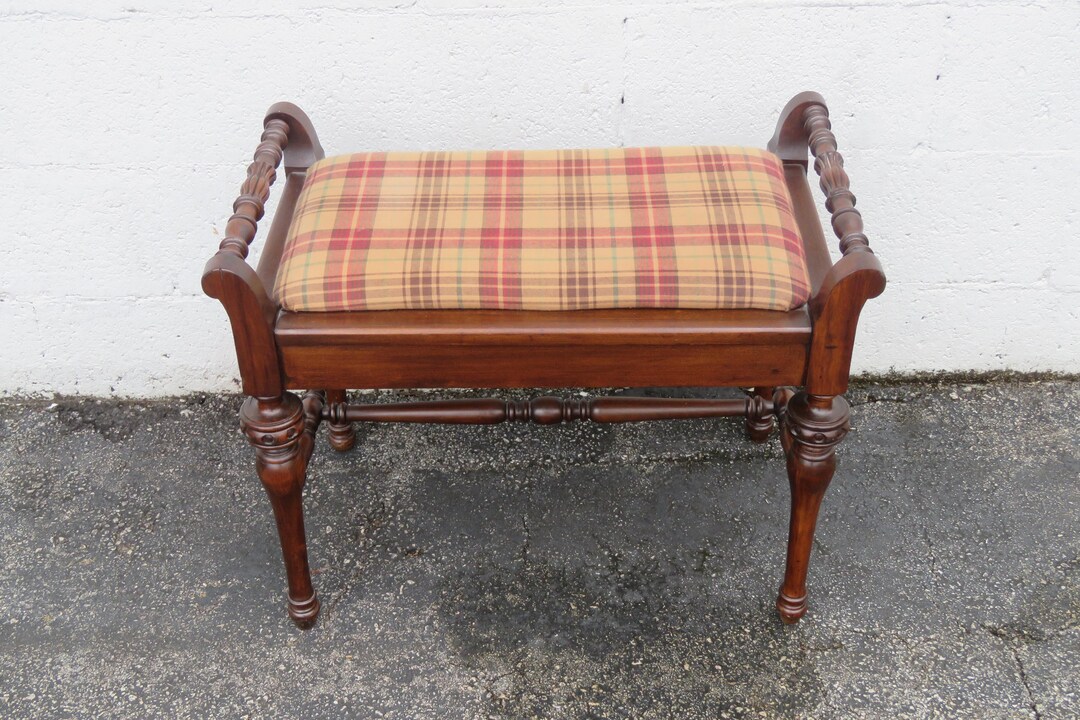 Mount Airy Chair Early 1900s Vanity Stool Bench Ottoman 5634 SHIPPING ...