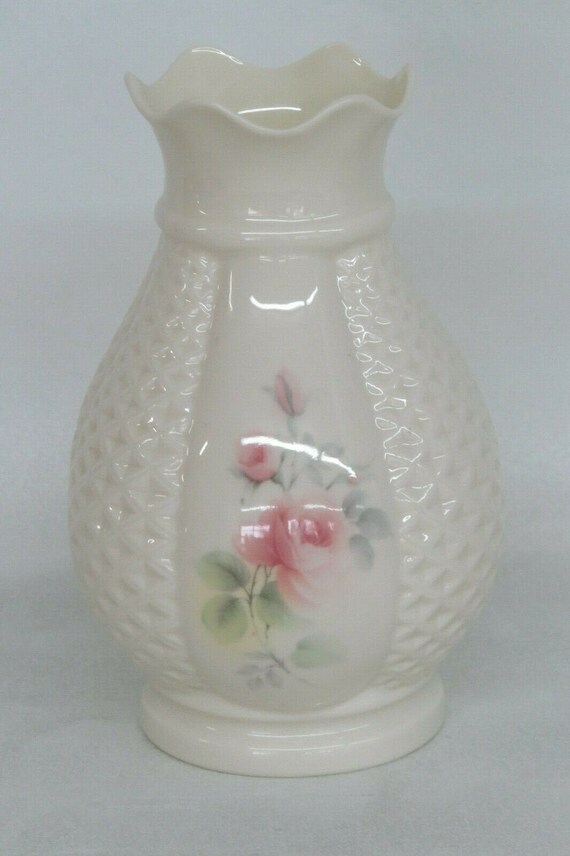Donegal China Irish Parian Rose Pattern Porcelain Vase 2239B - Etsy