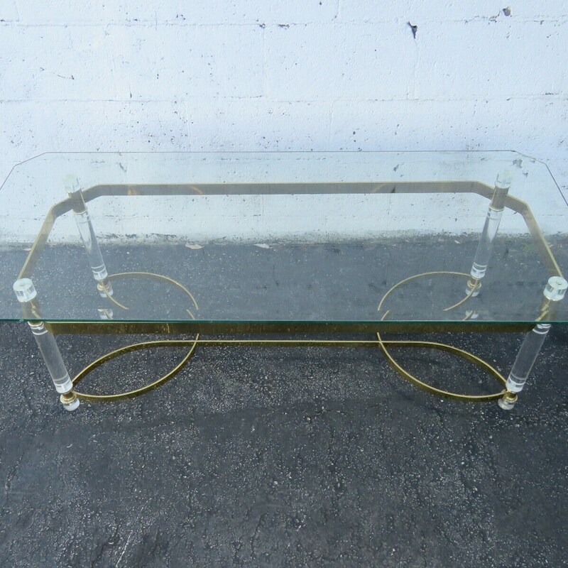 Lucite Coffee Table - Etsy