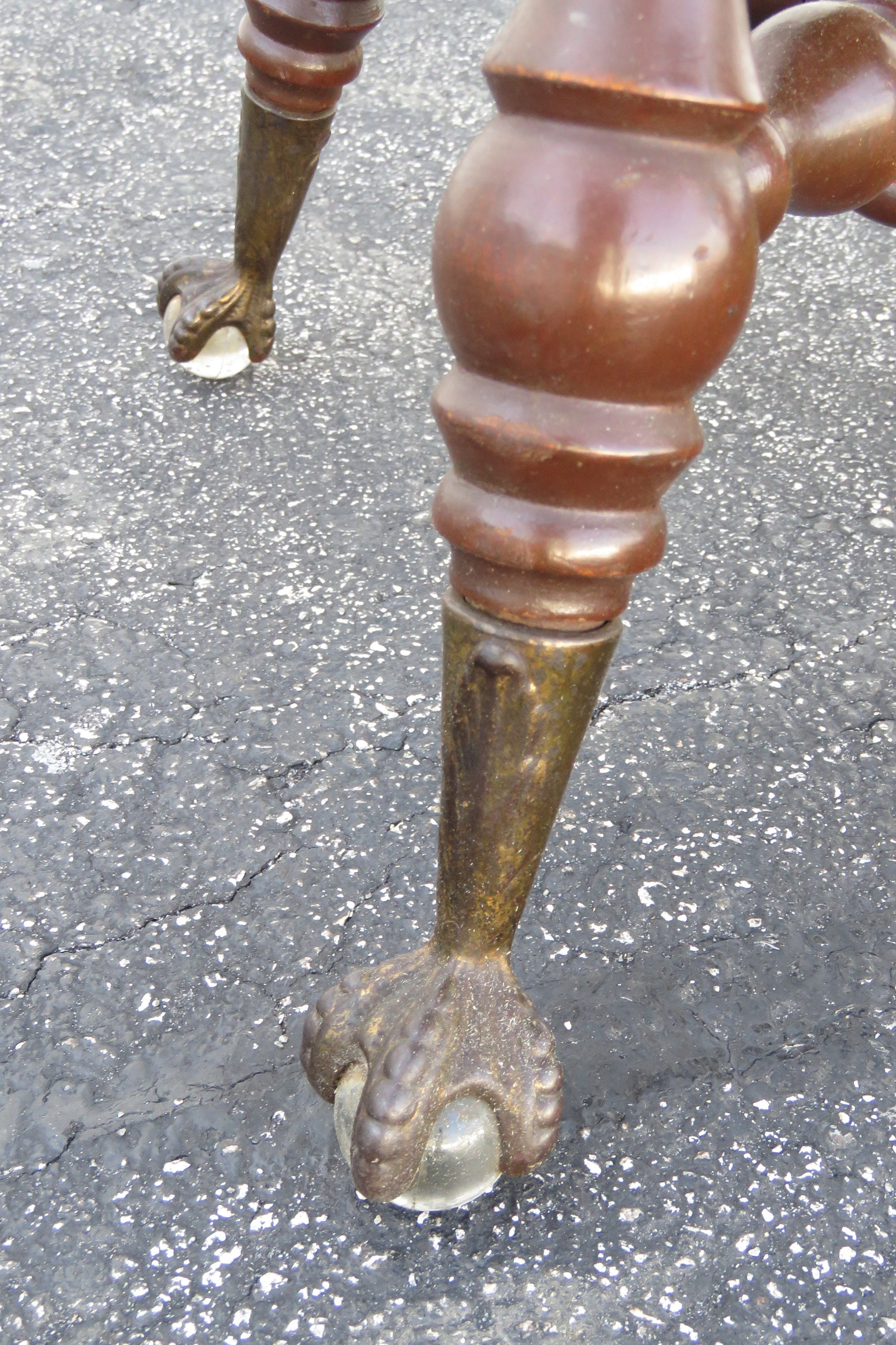 Early 1900s Claw Feet Piano Stool Chair 2061 SHIPPING NOT INCLUDED ...