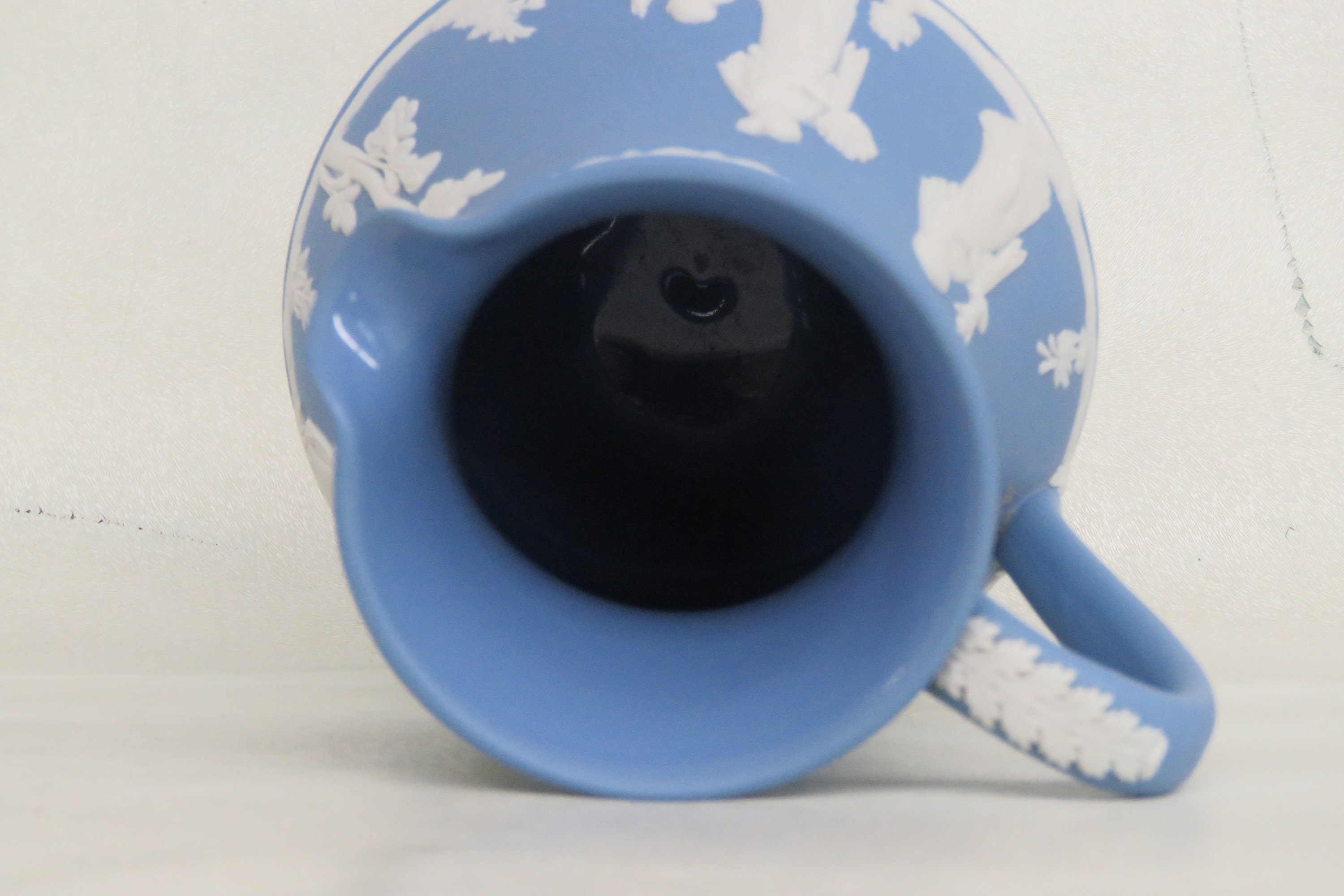 Wedgwood England Jasperware Blue Jug Pitcher 3850B - Etsy