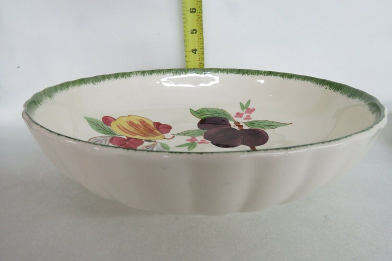 Southern Potteries Inc Hand Painted Blue Ridge Fruit Bowl and - Etsy