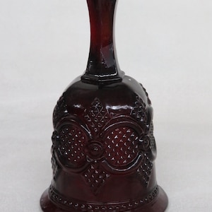 Avon Cape Cod Collection Ruby Red Glass Hostess Bell 4078B - Etsy