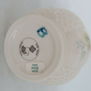 Donegal China Irish Parian Rose Pattern Porcelain Vase 2239B - Etsy