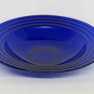 Bormioli Rocco Italy Forum Saphir Cobalt Blue Serving Bowl Centerpiece ...