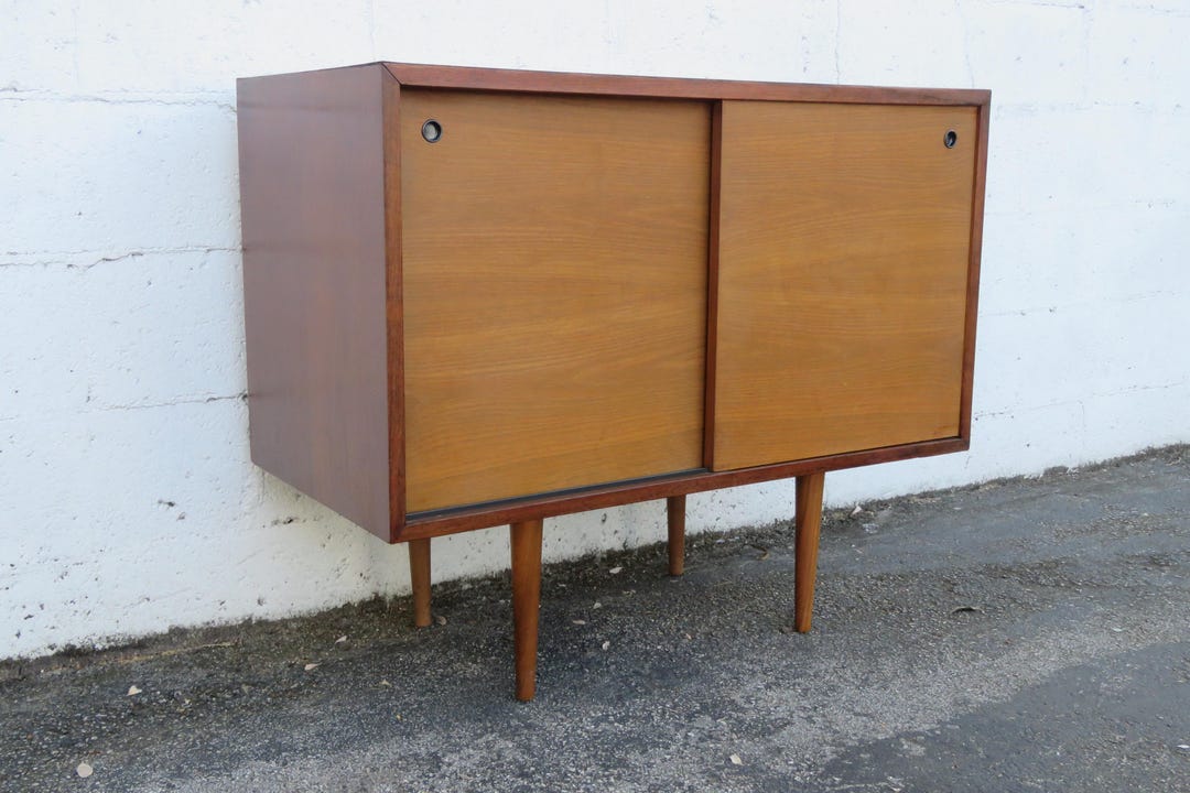 Mid Century Modern Server Buffet Tv Storage Cabinet 6266 SHIPPING NOT ...