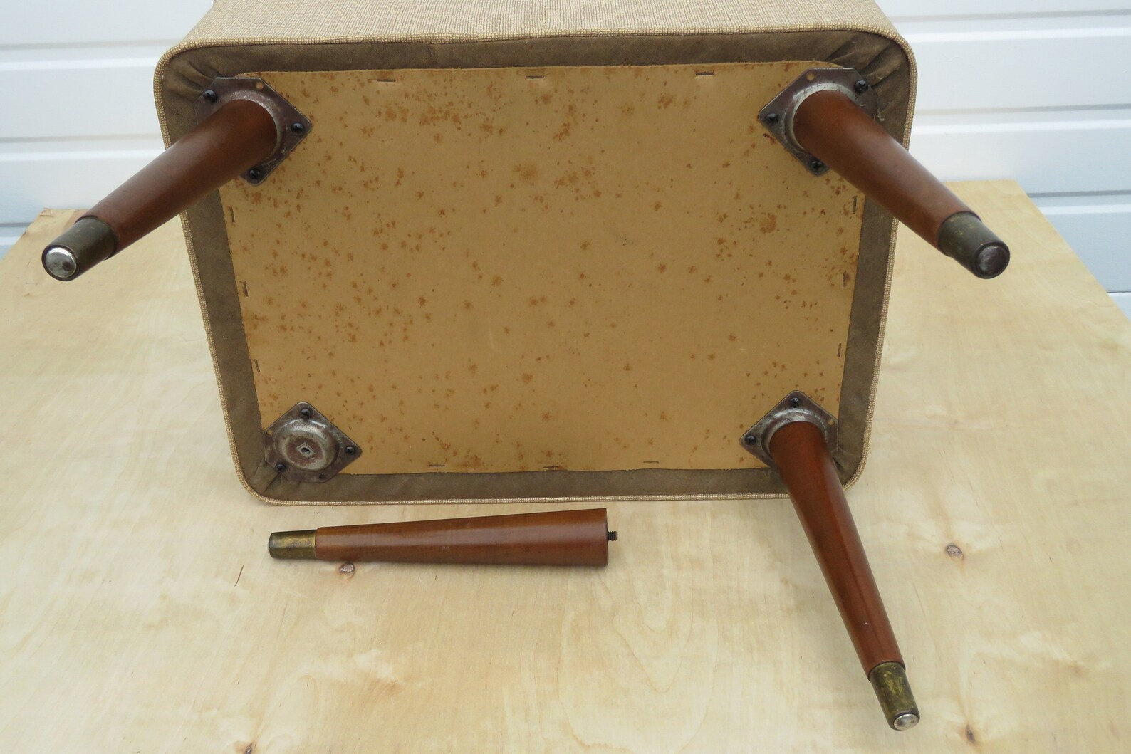 Singer Mid Century Modern Sewing Bench Foot Stool Storage - Etsy