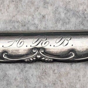 Antique Sterling Silver Victorian Monogrammed Comb Cover 9264 - Etsy