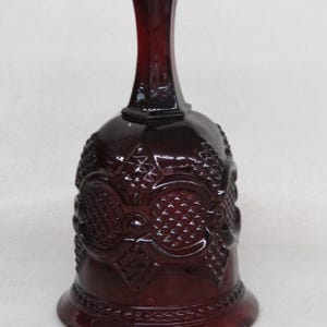 Avon Cape Cod Collection Ruby Red Glass Hostess Bell 4078B - Etsy